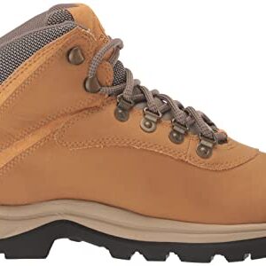 Timberland Women's White Ledge Mid Ankle Hiking Boot, Wheat Full-Grain, 7.5