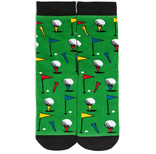 Lavley Par Tee Golf Socks - Funny Gift for Golfers - Unisex One Size for Men and Women