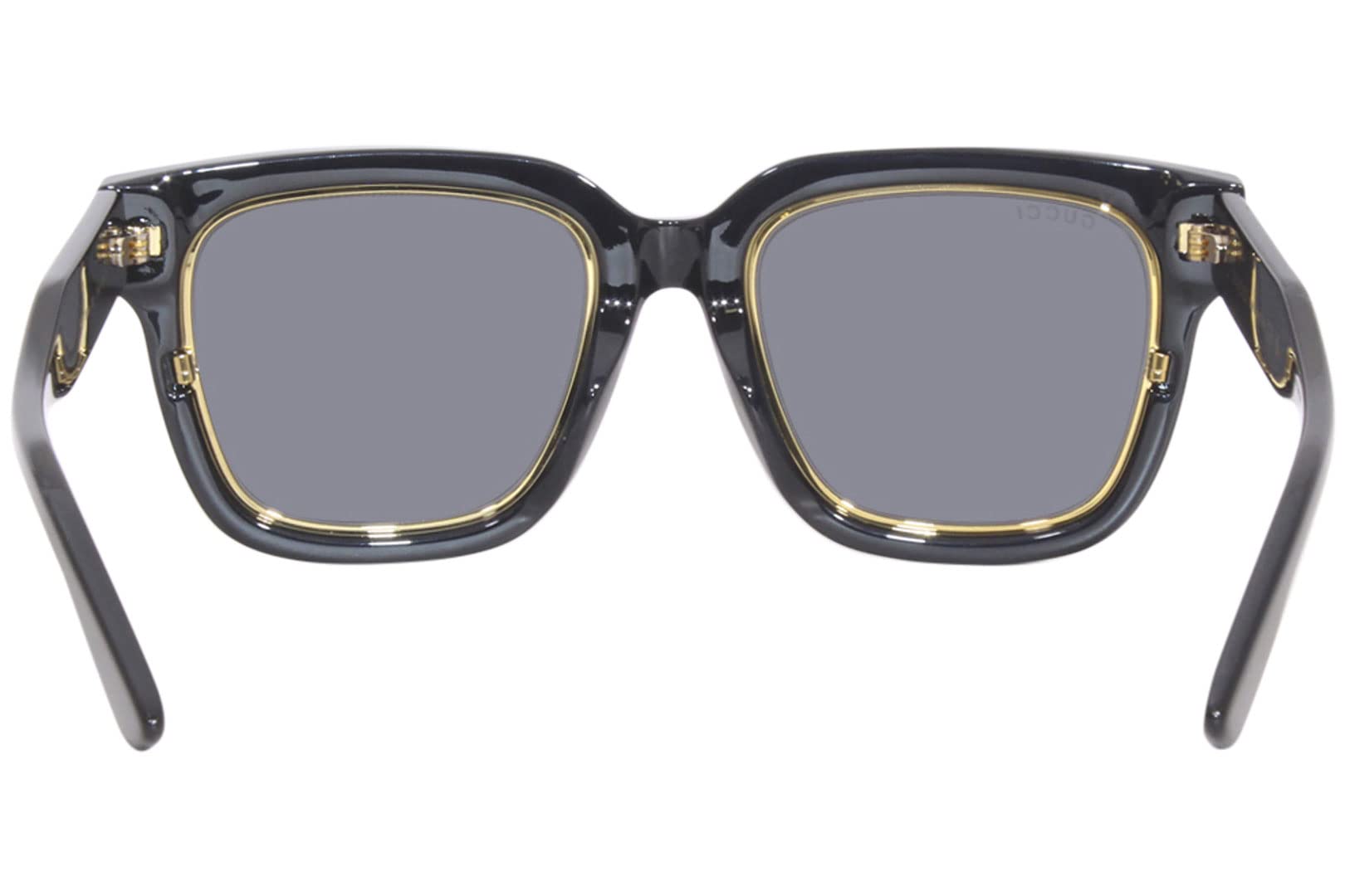 Gucci Script Sunglasses, Black Black Grey, One Size