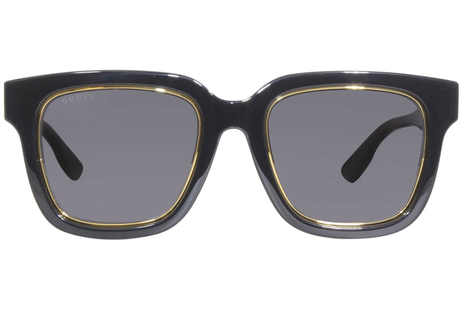 Gucci Script Sunglasses, Black Black Grey, One Size