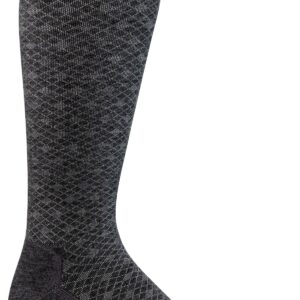 Sockwell Men's Featherweight Moderate Graduated Compression Sock, Charcoal - M/L