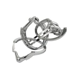 OFLIUM 6 Band classical Handmade 925 sterling silver Turkish puzzle ring interlock knot ring silver (10.5)