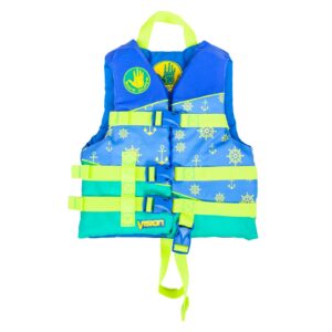 body glove vision child and infant u.s. coast guard approved nylon life jacket pfd