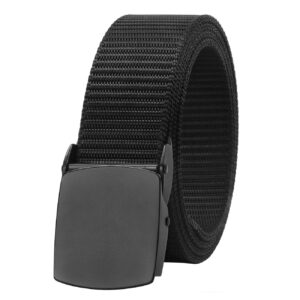 suosdey tactical belts for men military nylon web belt heavy duty metal buckle 1.5 inch