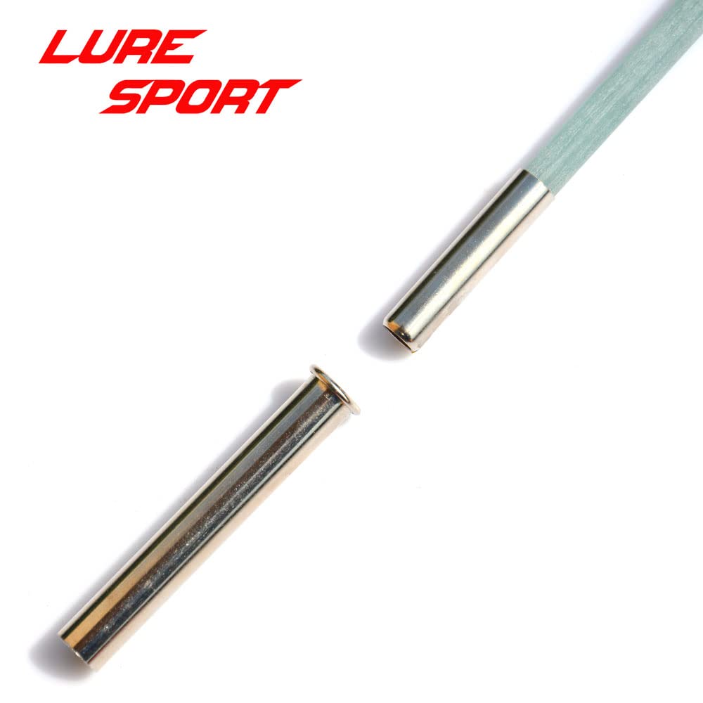 LureSport 5 Sets Connecting Tube A Brass Ferrules Chrome Plated Rod Fishing Rod Building Component Repair Pole DIY Accessory (1pc Each Size 9 10 11 12 13)