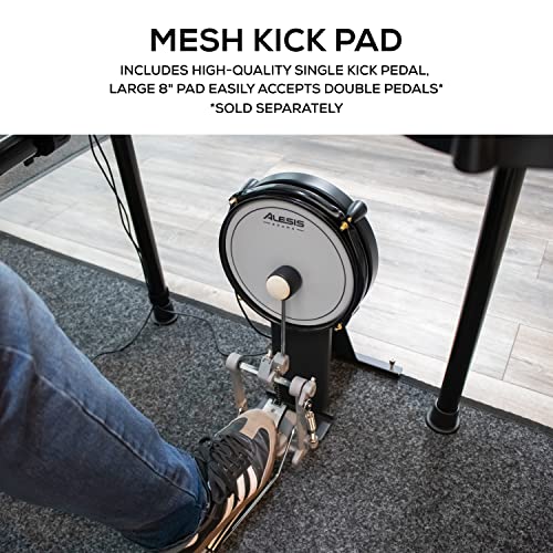 Alesis Drums Command Mesh SE Kit - Electric Drum Set with Quiet Dual Zone Mesh Pads, USB MIDI Connectivity and 600+ Electronic & Acoustic Drum Sounds