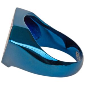 Superman Symbol Blue Power Ring (Size 10)