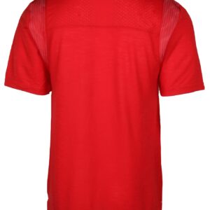 Nike Men's Top Player UV Training Short Sleeve Shirt (Red, Small)