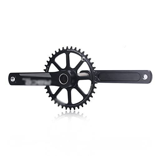 Bicycle Crankset, Road Bike Crankset 40/42/44T GXP Single Chainring 10/11/12 Speed Wide and Narrow Sprocket CNC Crank Set 170/172.5/175mm (Color : NO BB 170mm, Size : 40T)