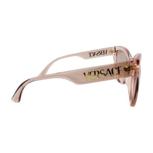 Versace VE 4417U 53394E Pink Plastic Cat-Eye Sunglasses Brown Gradient Lens