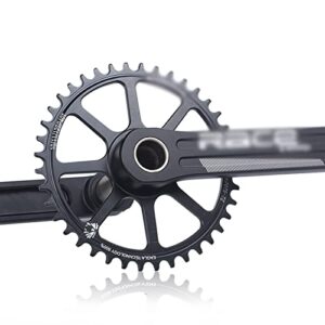 Bicycle Crankset, Road Bike Crankset 40/42/44T GXP Single Chainring 10/11/12 Speed Wide and Narrow Sprocket CNC Crank Set 170/172.5/175mm (Color : NO BB 170mm, Size : 40T)