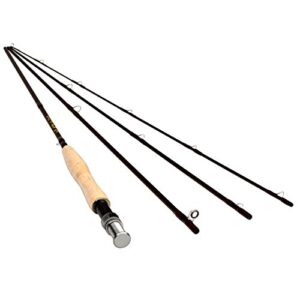 9ft or 10ft 3-4wt 5-6wt 4 pieces graphite carbon fiber fly fishing rod light feel medium fast action freshwater fly rod (9ft 5-6wt)