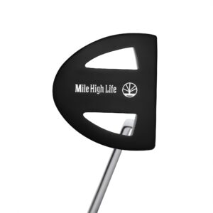 mile high life | men’s golf putter w premium grip | right handed putters w aim line | entry level golfer putter | value alternative to major brands