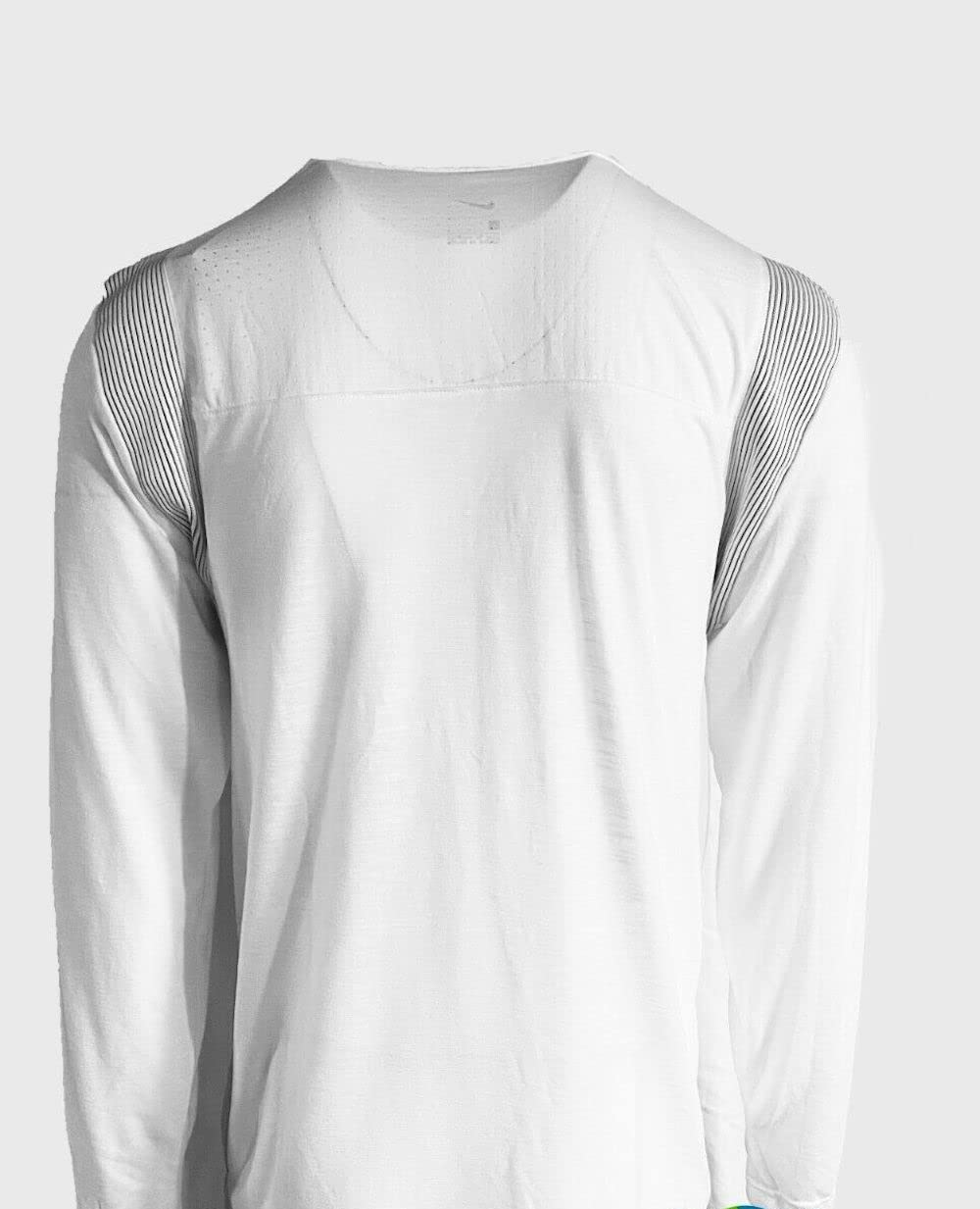 Nike Men's Player Long Sleeve Dri Fit Top CW3539 100 Size Large White/Black