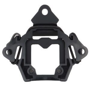 tactical helmet vas shroud nvg mount three-hole rhino mount adapter for fast mich af wendy helmet hunting accessories (color : hl-acc-55-bk)