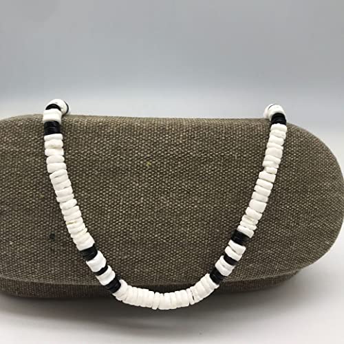 SXNK7 Puka Shell Necklace for Women and Men Heishi Necklace Summer Surfer Necklace Choker for Teens (mixed color 18.0 Inches 2)