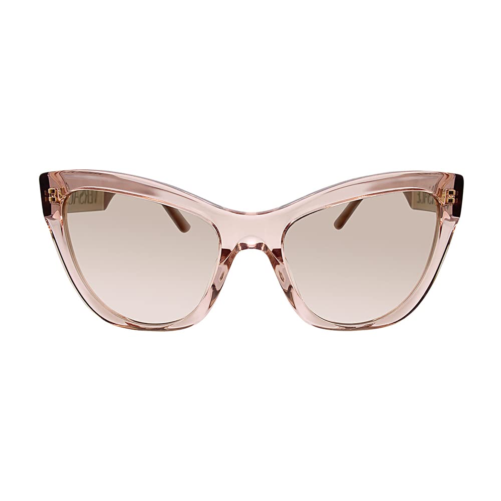 Versace VE 4417U 53394E Pink Plastic Cat-Eye Sunglasses Brown Gradient Lens