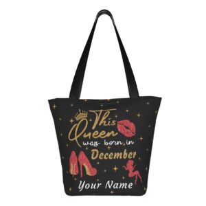 hepmant custom large tote bag, design your own personalized shoulder bag for work business or leisure travel beach shopping school