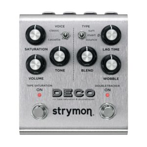 strymon deco v2 tape saturation and doubletracker guitar effects pedal for electric and acoustic guitar, synths, vocals and keyboards