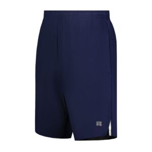 russell athletic legend stretch woven shorts navy l