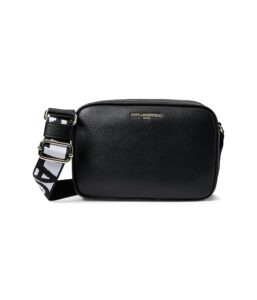 karl lagerfeld paris maybelle crossbody, blk/gold