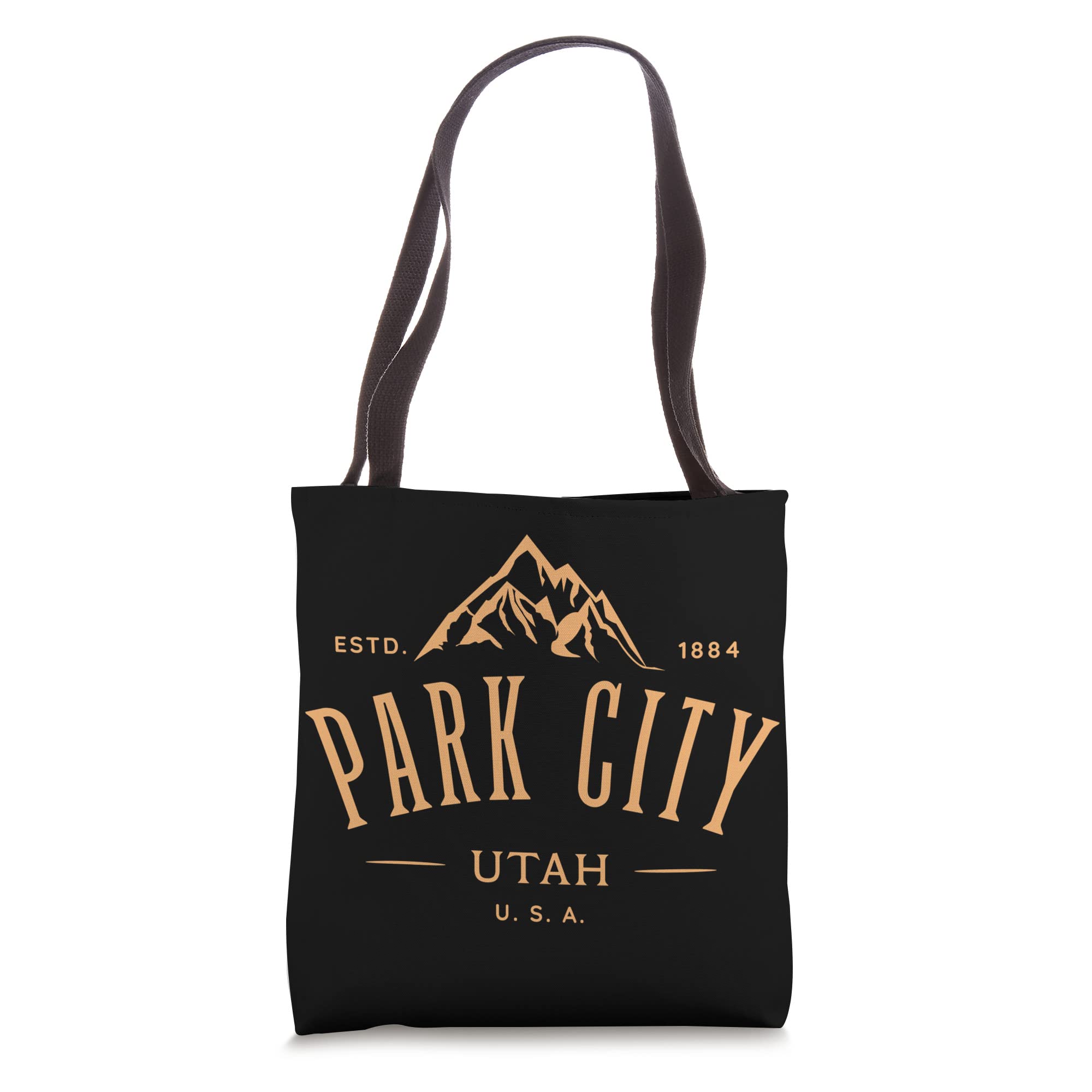 Park City Utah Awesome Mountain Design Souvenir Tote Bag