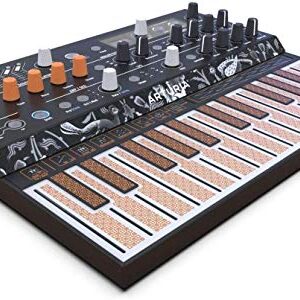 Arturia MICROFREAK Synthesizer Keyboard BUNDLE with Arturia Gooseneck Mic, 6ft Pig Hog MIDI Cable, Power Adapter, 2X MIDI Adapters & Polishing Cloth - Analog Synth, Synthesizer & Workstation Keyboards