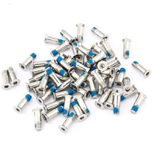 yundxi 50pcs m5x15.8mm bike rear derailleur bolts stainless steel stem bolt screws transmission tension wheel for mountain bike road bike fixing gear