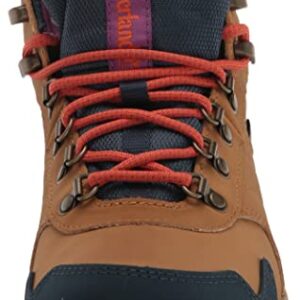 Timberland Women's Lincoln Peak Mid Waterproof Hiking Boot, Wheat Leather, 8