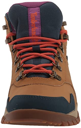 Timberland Women's Lincoln Peak Mid Waterproof Hiking Boot, Wheat Leather, 8