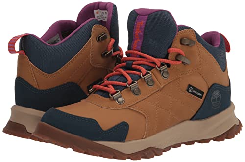 Timberland Women's Lincoln Peak Mid Waterproof Hiking Boot, Wheat Leather, 8