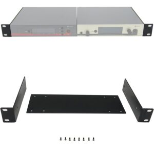 rk rackmount bracket kit suitable to mount senheiser g 3 g 4 ew100 135 300 335 835 845 935 945 ga 3 ga 4 dual (2) receivers on 1u standard 19'' rack distribution