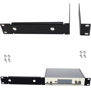 rack mount kit fit for senheiser ew g 3 g 4 (ew100 135 300 335 835 845 935 945) singe receiver ga 3 ga 4 mounting on 19 inches standard installation hardware