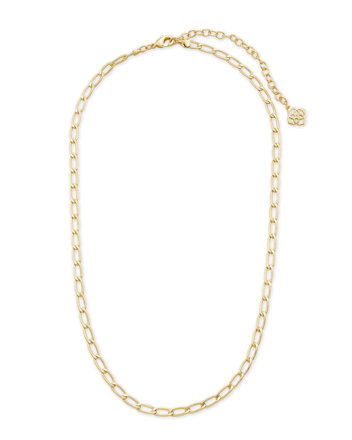 Kendra Scott Merrick Chain Necklace in 14k Gold-Plated Brass, Fashion Jewelry for Women