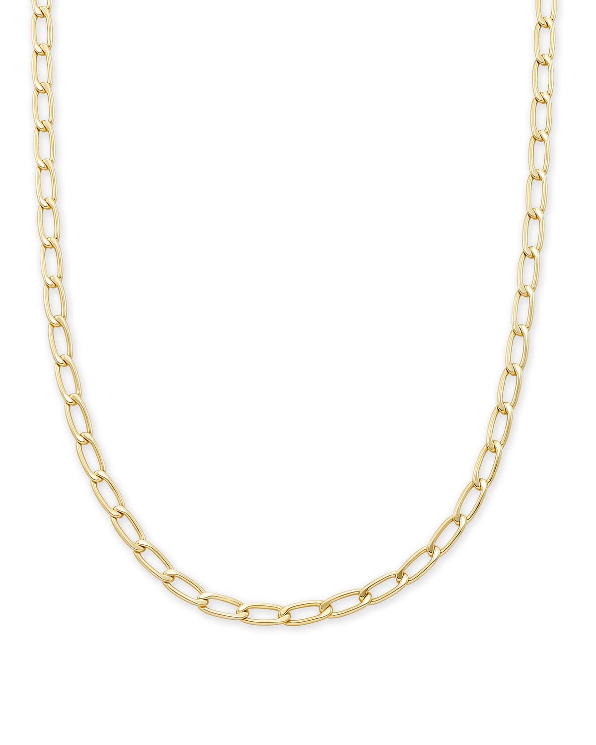 Kendra Scott Merrick Chain Necklace in 14k Gold-Plated Brass, Fashion Jewelry for Women