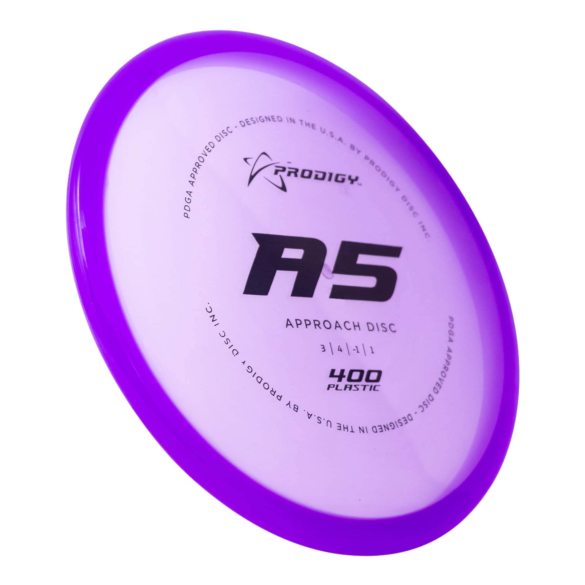 Prodigy Disc 400 A5 | Slightly Overstable Disc Golf Approach | Improve Your Approach Shots | Straight Flying Disc Golf Putter | Comfortable Backhand or Forehand | Great Beginner Disc | Colors may vary