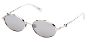 moncler tatou sunglasses ml0224 16c palladium/white 52mm