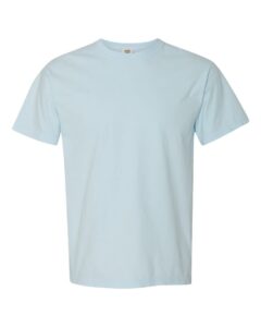 comfort colors men's adult short sleeve tee, style 1717 l chalky blue