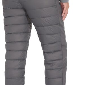 Little Donkey Andy Women's Down Pants Lightweight Insulated Puffy Sweat Pants High Waist Warm Puffer Quilted Trousers for Women Snow Winter Outdoor Camping Running Golf Jogging Hiking, Grey, X-Large