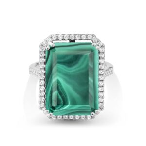 gem stone king 925 sterling silver gemstone birthstone engagement ring | emerald cut 18x13mm | wedding anniversary promise ring for women | available in size 5, 6, 7, 8, 9