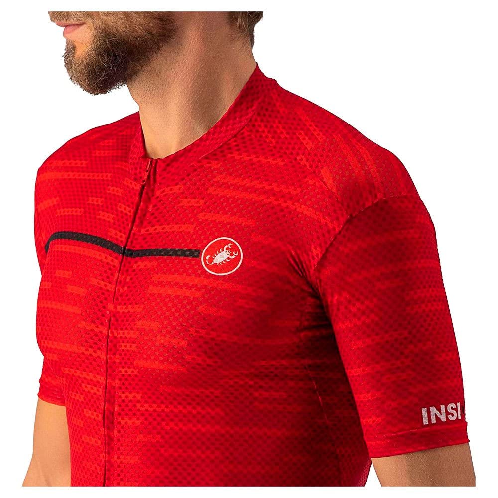 Castelli Insider Jersey - Men's Dark Red, M