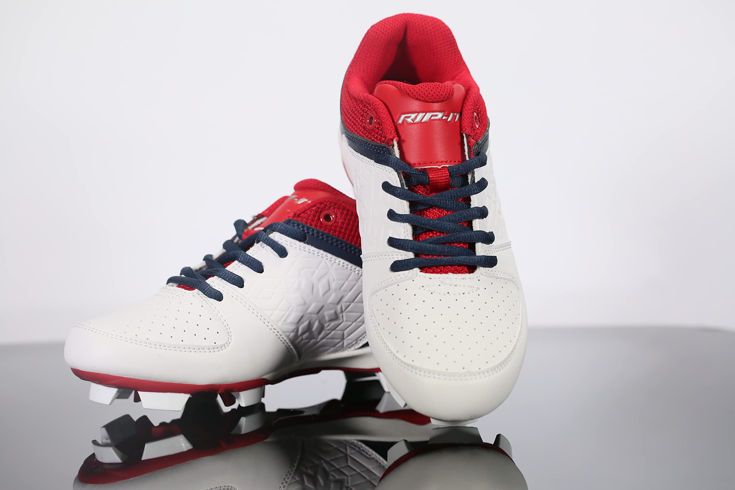 RIP-IT Women's Diamond Softball Cleat Size 6.5 - Red/White/Navy