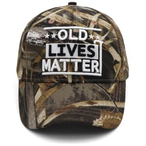 birthday gifts baseball cap for 50th 60th 70th 80th men women,old lives matter hat retirement gifts for dad grandpa senior citizen