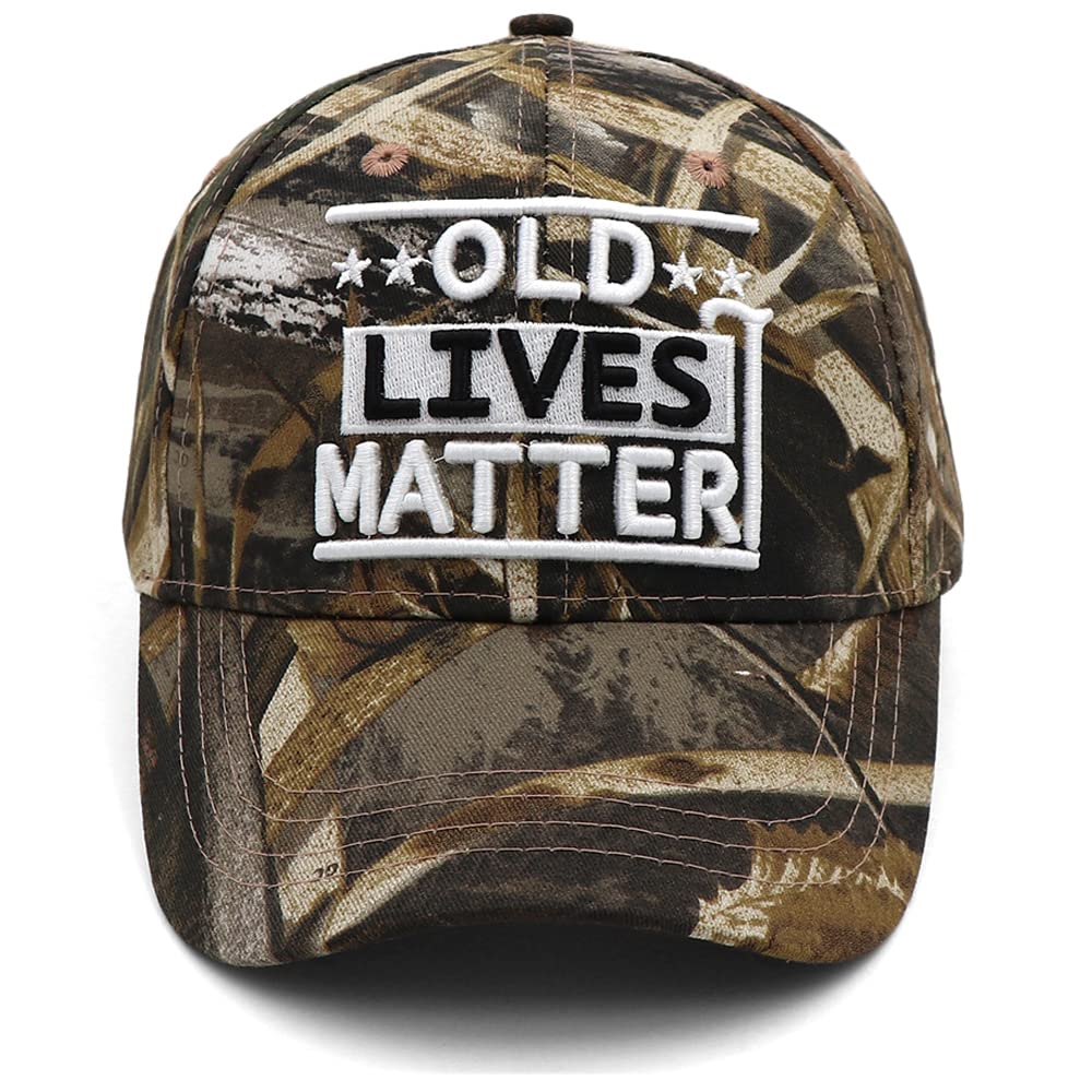 Birthday Gifts Baseball Cap for 50th 60th 70th 80th Men Women,Old Lives Matter Hat Retirement Gifts for Dad Grandpa Senior Citizen