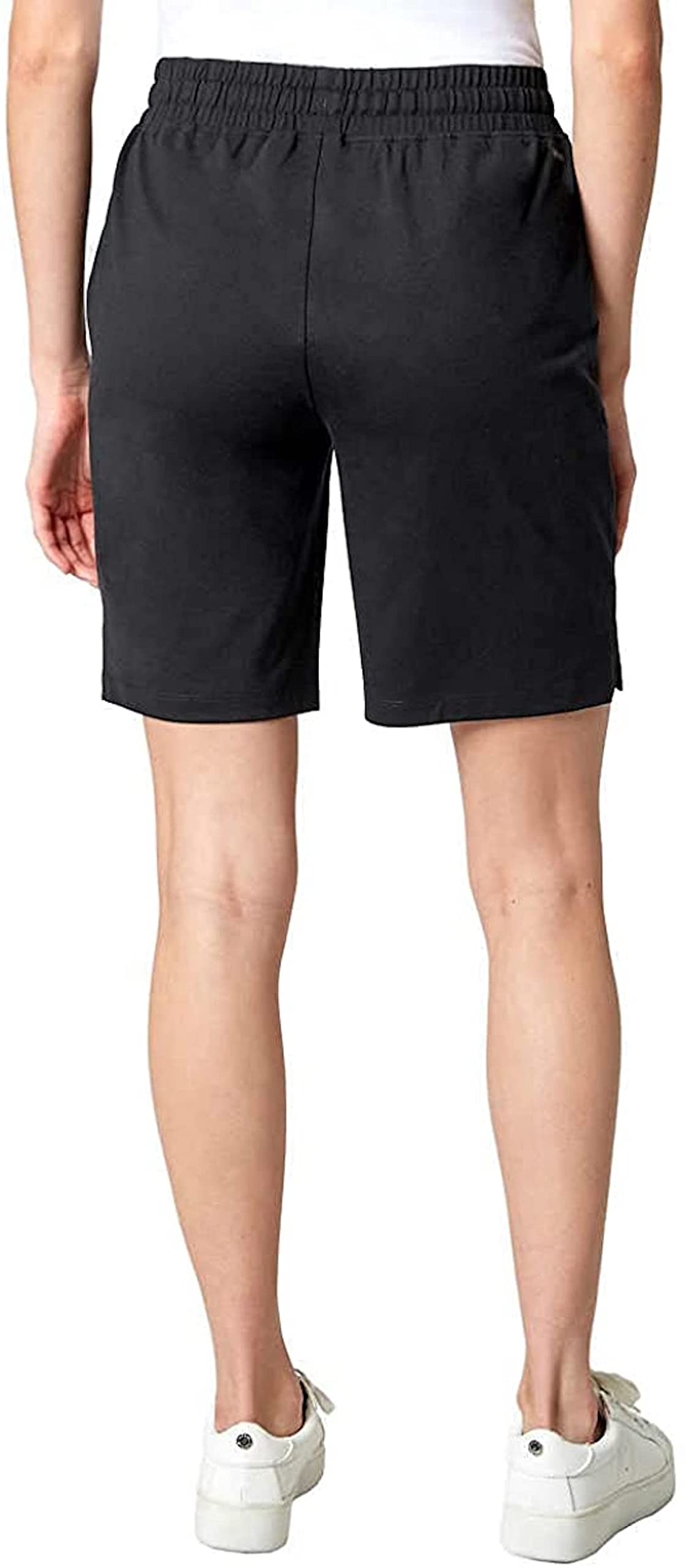 Mondetta Women's Active Bermuda Short (Large, Black)