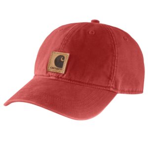 carhartt men's canvas cap, chili pepper, 2x