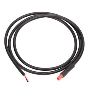 demeras electric bike conversion cable, mixed material electric bike signal extension line premium rubber sturdy durable for signal