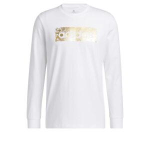 adidas liquid foil long sleeve tee white 2xl