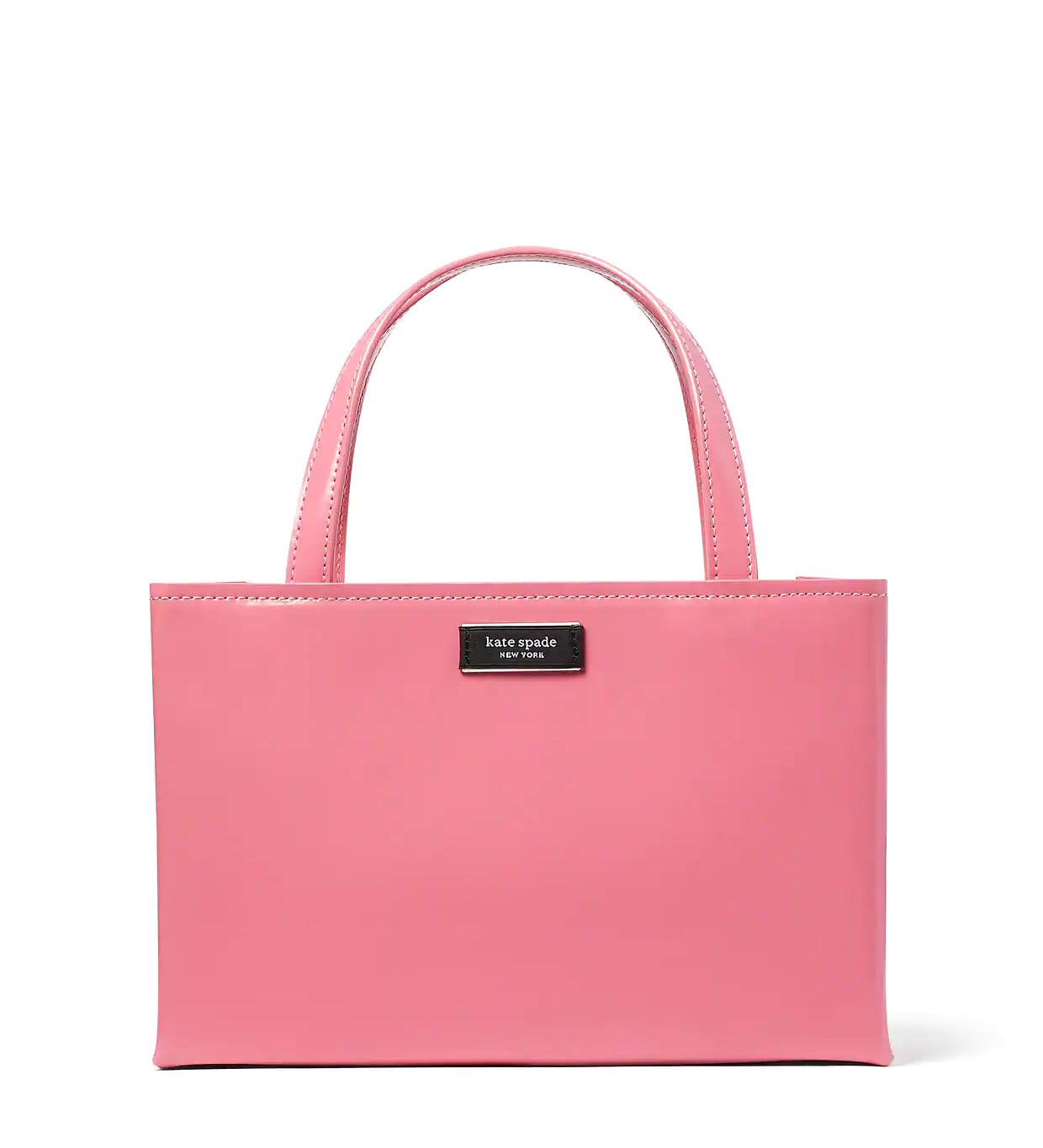 Kate Spade New York Sam Icon Spazzolato Leather Small Tote Feather Pink One Size