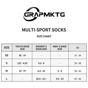 GRAPMKTG 3 Pack Softball Soccer Baseball Socks for Youth Men and Women Football Knee High Socks for Kids Adult Tube Socks for Boys Girls Navy Blue Medium